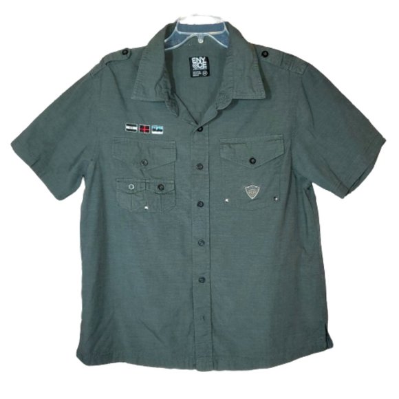 Enyce | Shirts | Enyce Sean Combs Co Short Sleeve Shirt Mens M | Poshmark
